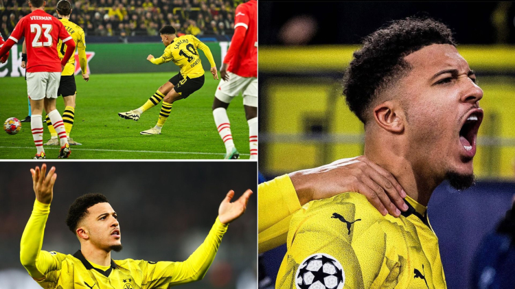 Жадон Санчо 2021 оны V сараас хойш Дортмунд хотноо анх удаа гоолдлоо