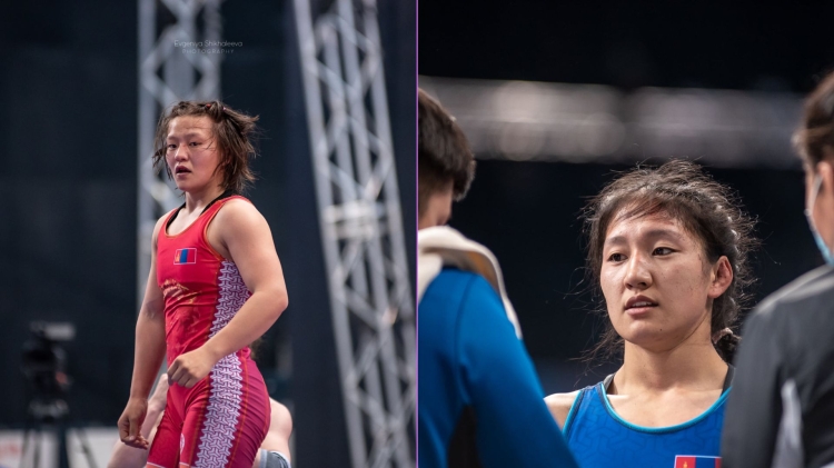 Чөлөөт бөхийн ДАШТ ээс Д Отгонжаргал Б Хулан нар мөнгөн медаль хүртлээ