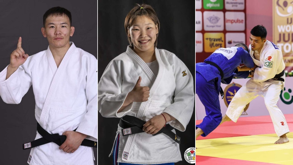 О Уранбаяр С Лхагвадулам Э Буянцагаан нар жүдо бөхийн Зүүн Азийн аварга боллоо